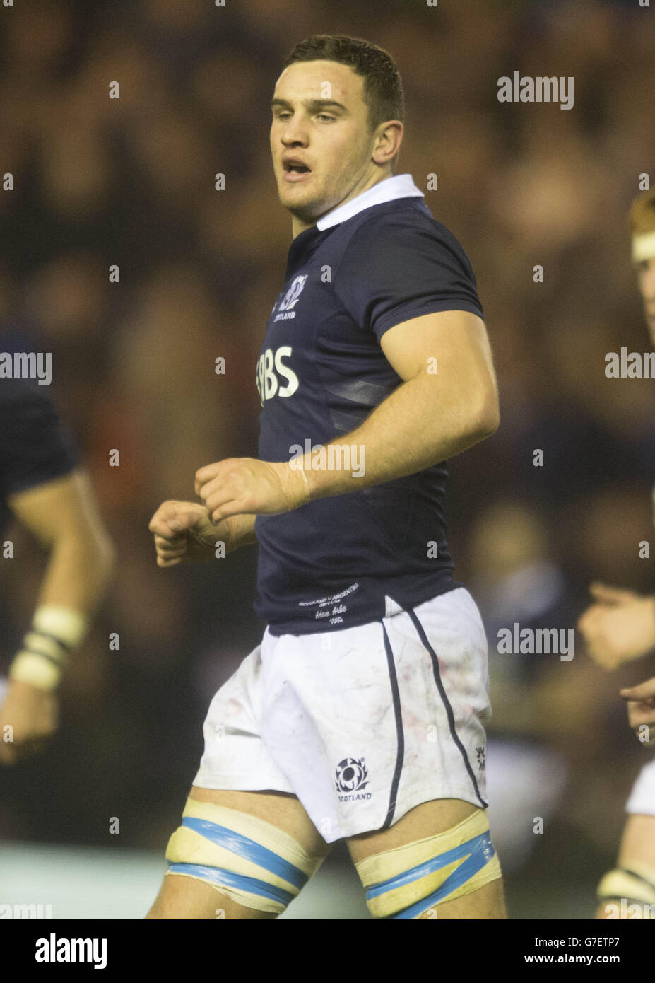 Scotland's Adam Ashe during the viagogo Autumn Test at the BT ...