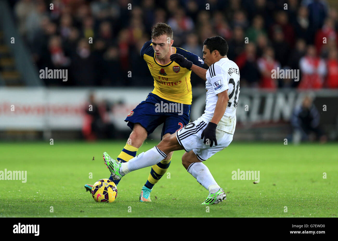 Arsenals callum chambers hi-res stock photography and images - Alamy