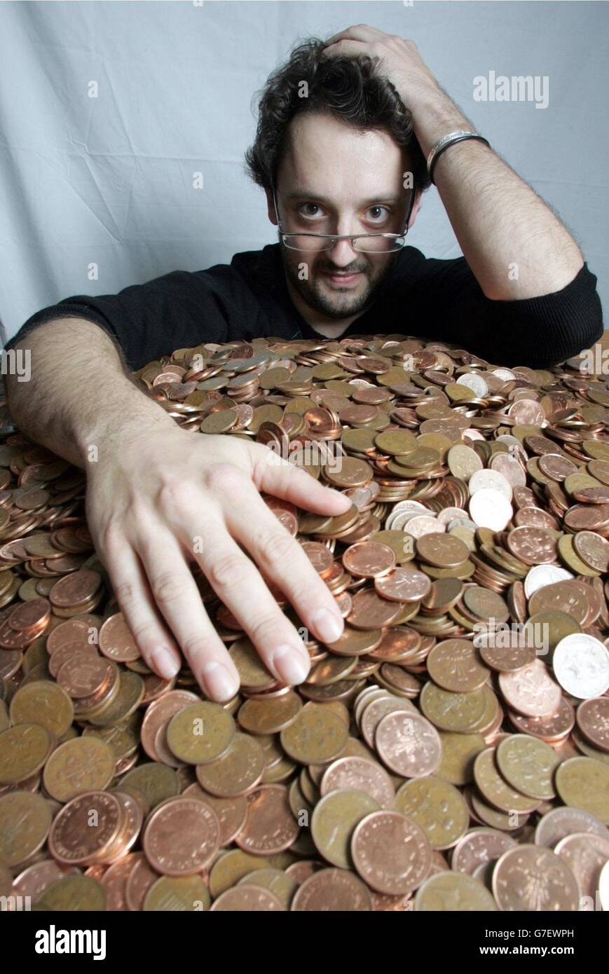 Copper coin hoarder ben harrison hi-res stock photography and images ...