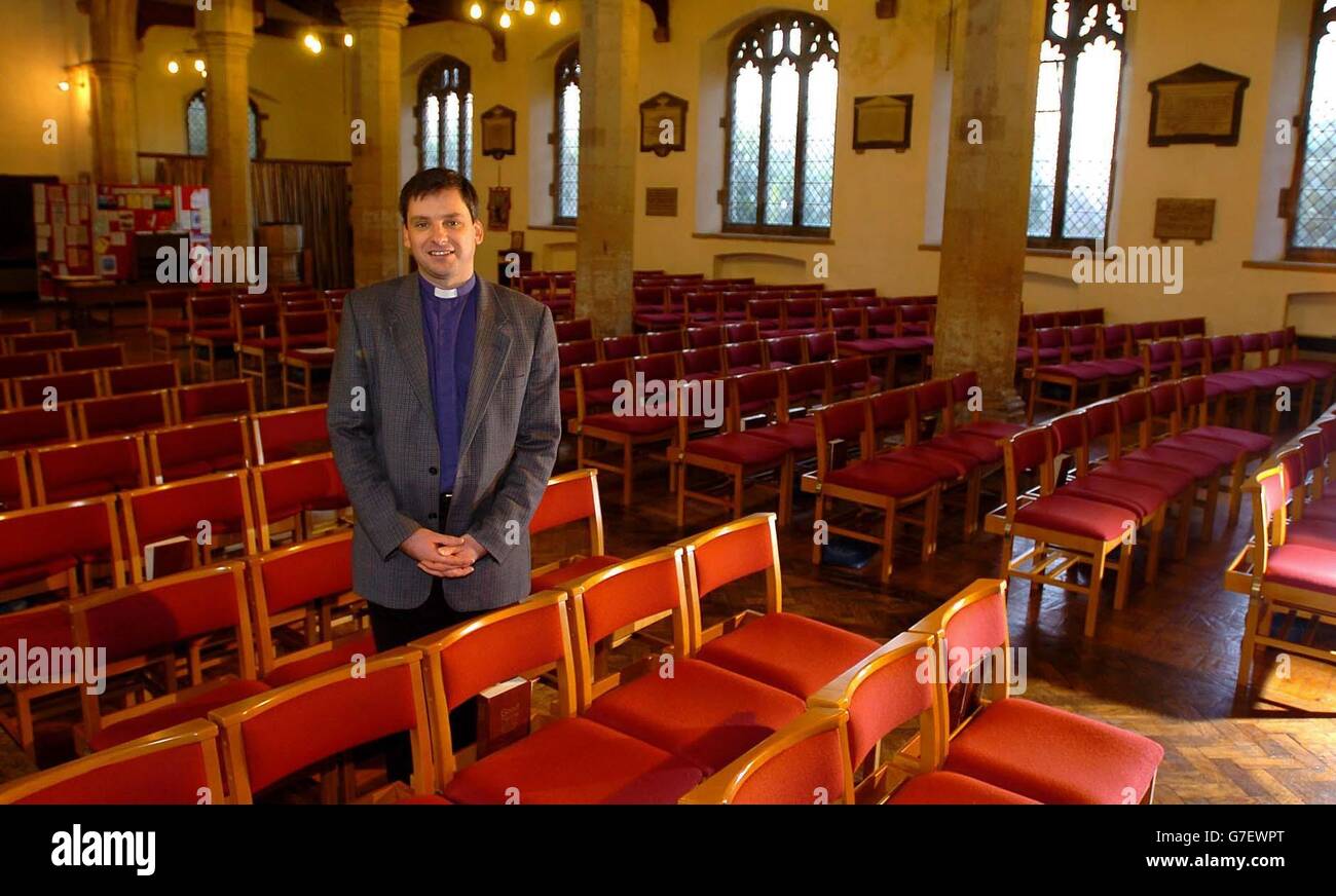 The Rev James Thomson at St Peter St Paul's church in Chatteris ...