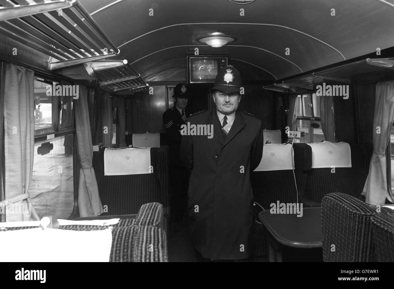 Football fans train station hi-res stock photography and images - Alamy