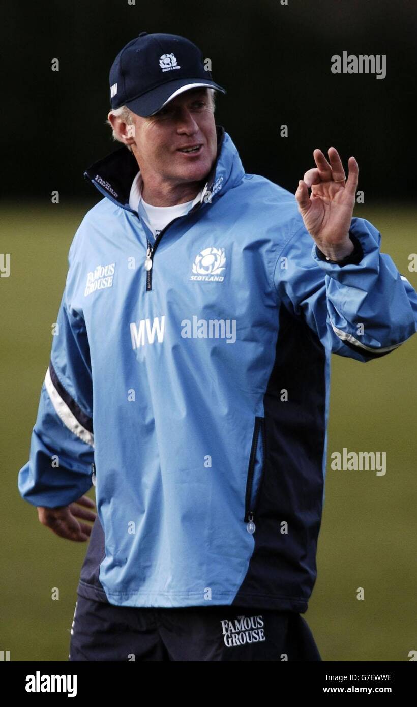 Scotland matt williams coach hi-res stock photography and images - Alamy