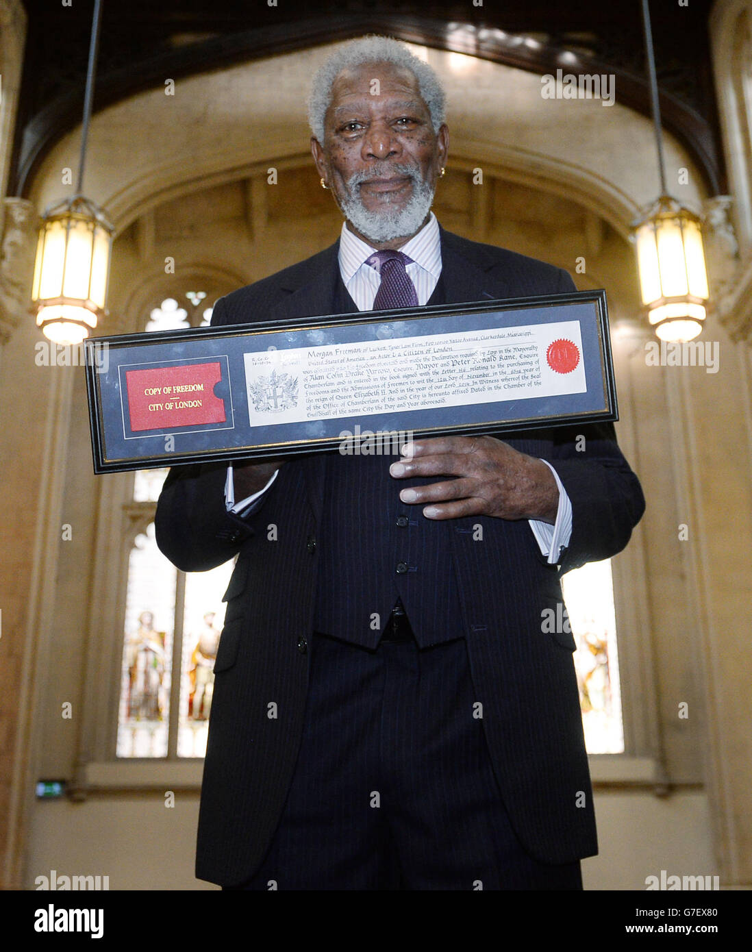 Morgan Freeman Standing Up