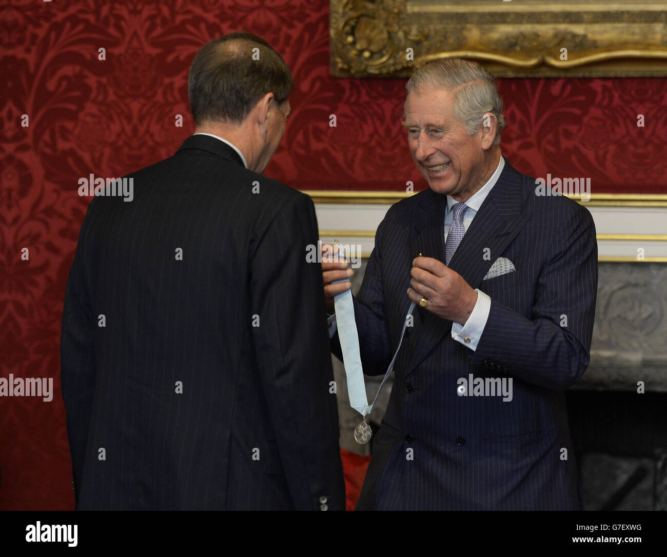 The Prince of Wales presents a Prince of Wales Medal for Arts ...