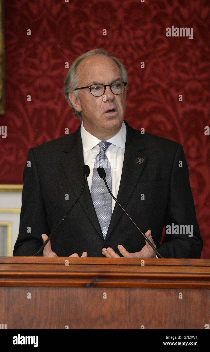 Business in the Community Chief Executive Stephen Howard speaks during ...