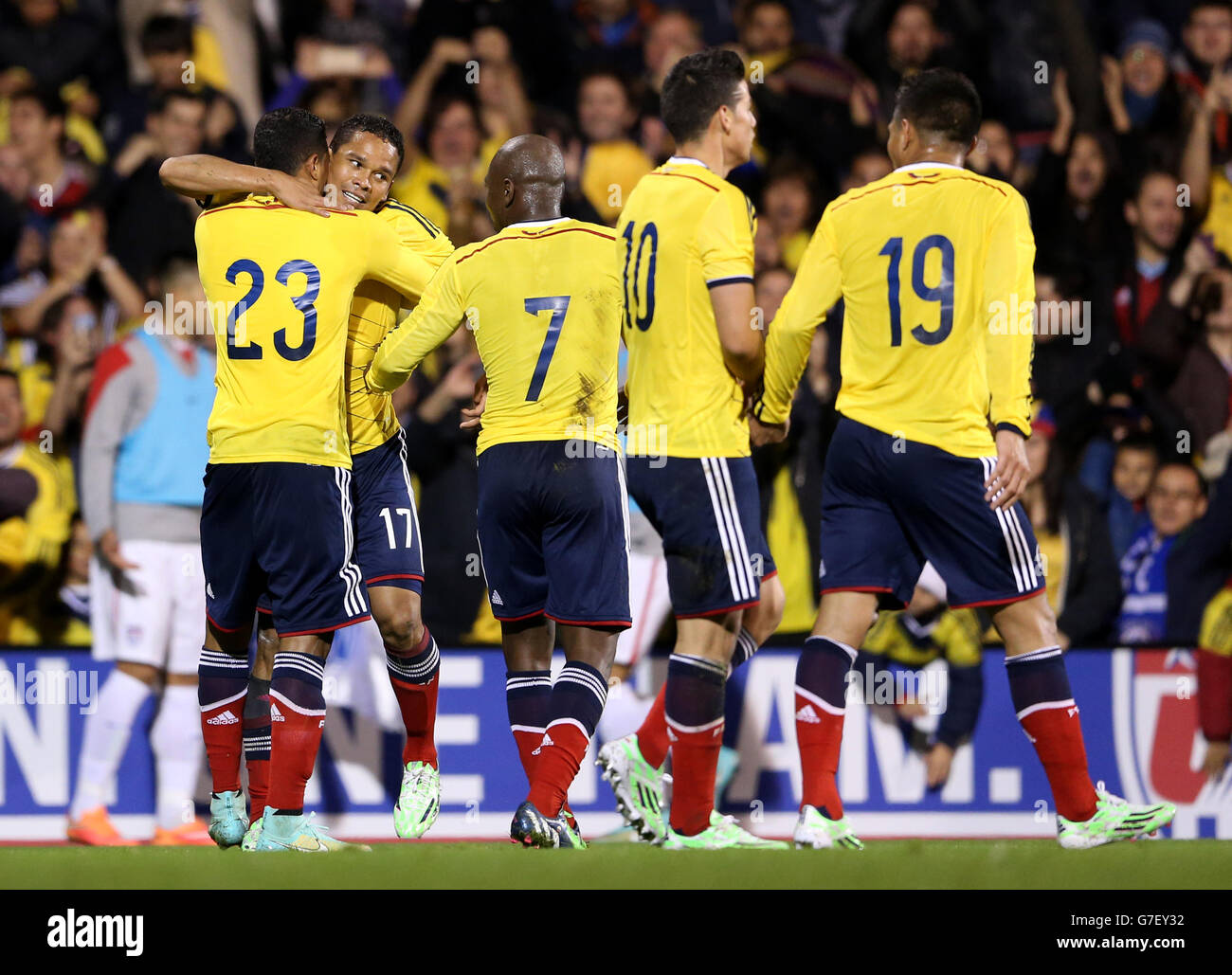 Soccer - International Friendly - Colombia v USA - Craven Cottage Stock ...