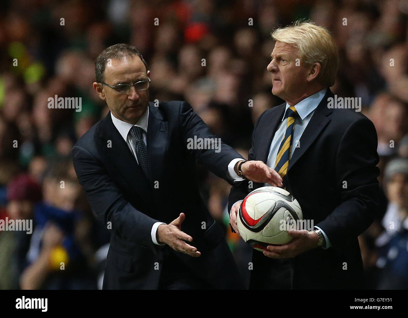 Glasgow celtic manager martin oneill hi-res stock photography and ...