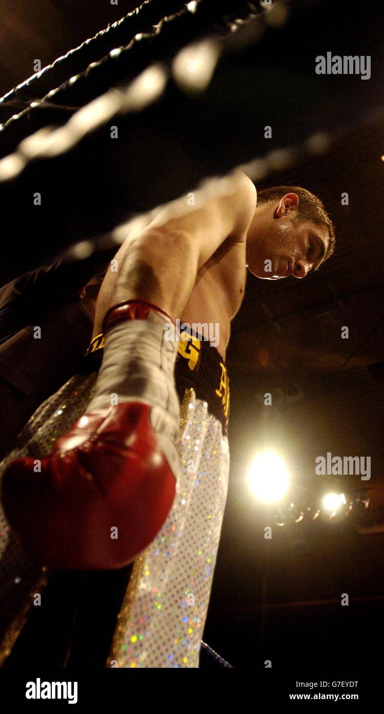 IBF Intercontinental Super Featherweight Championship Stock Photo - Alamy