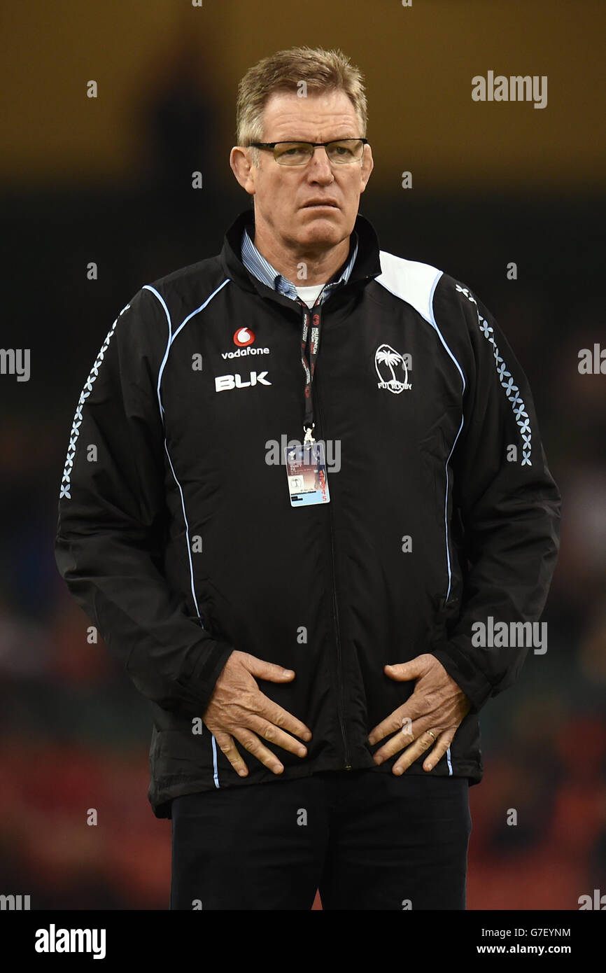 Fiji head coach John McKee before the Dove Men Series match at the ...
