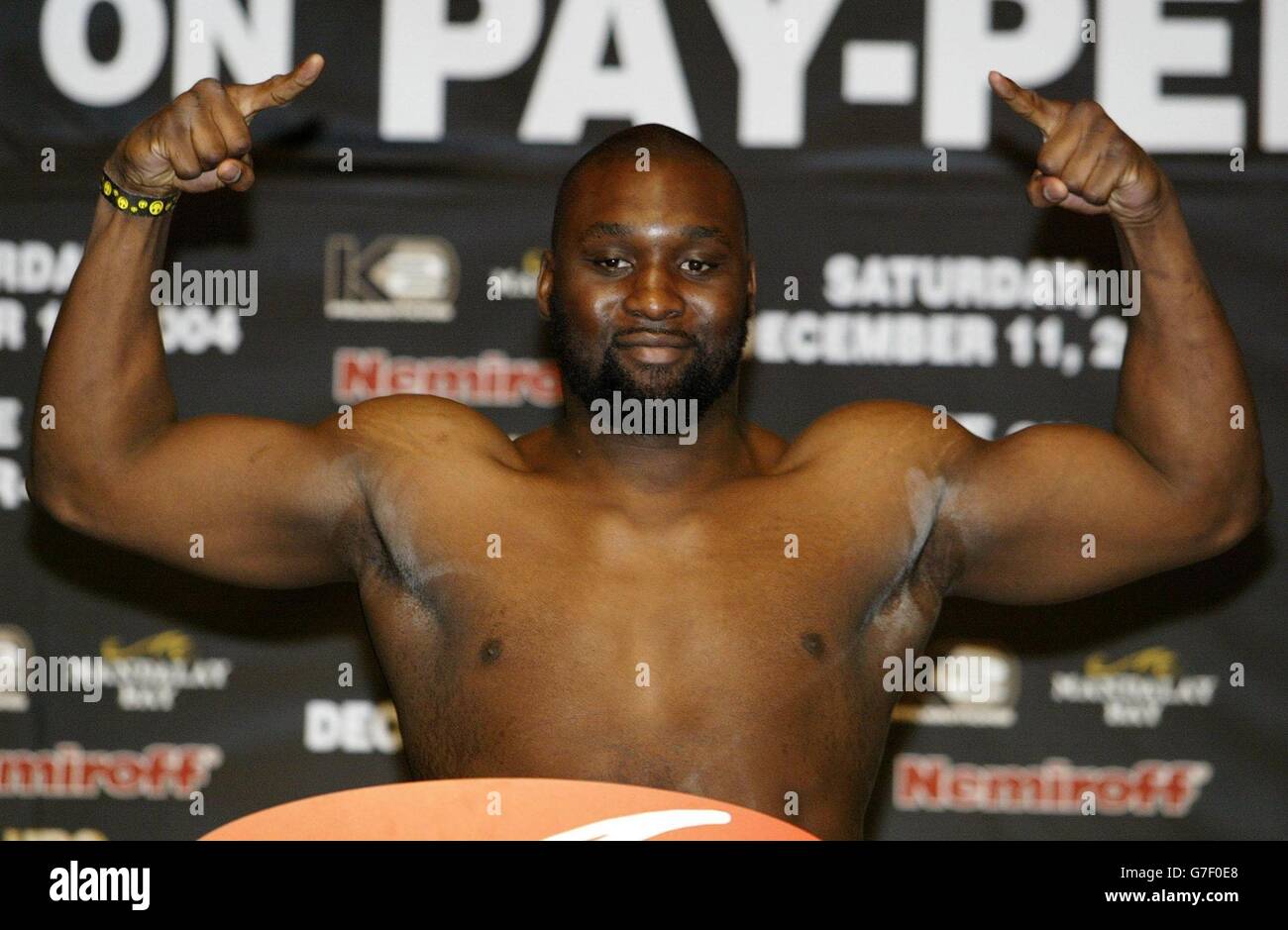 Great Britain's Danny Williams at a weigh-in before fighting WBC ...