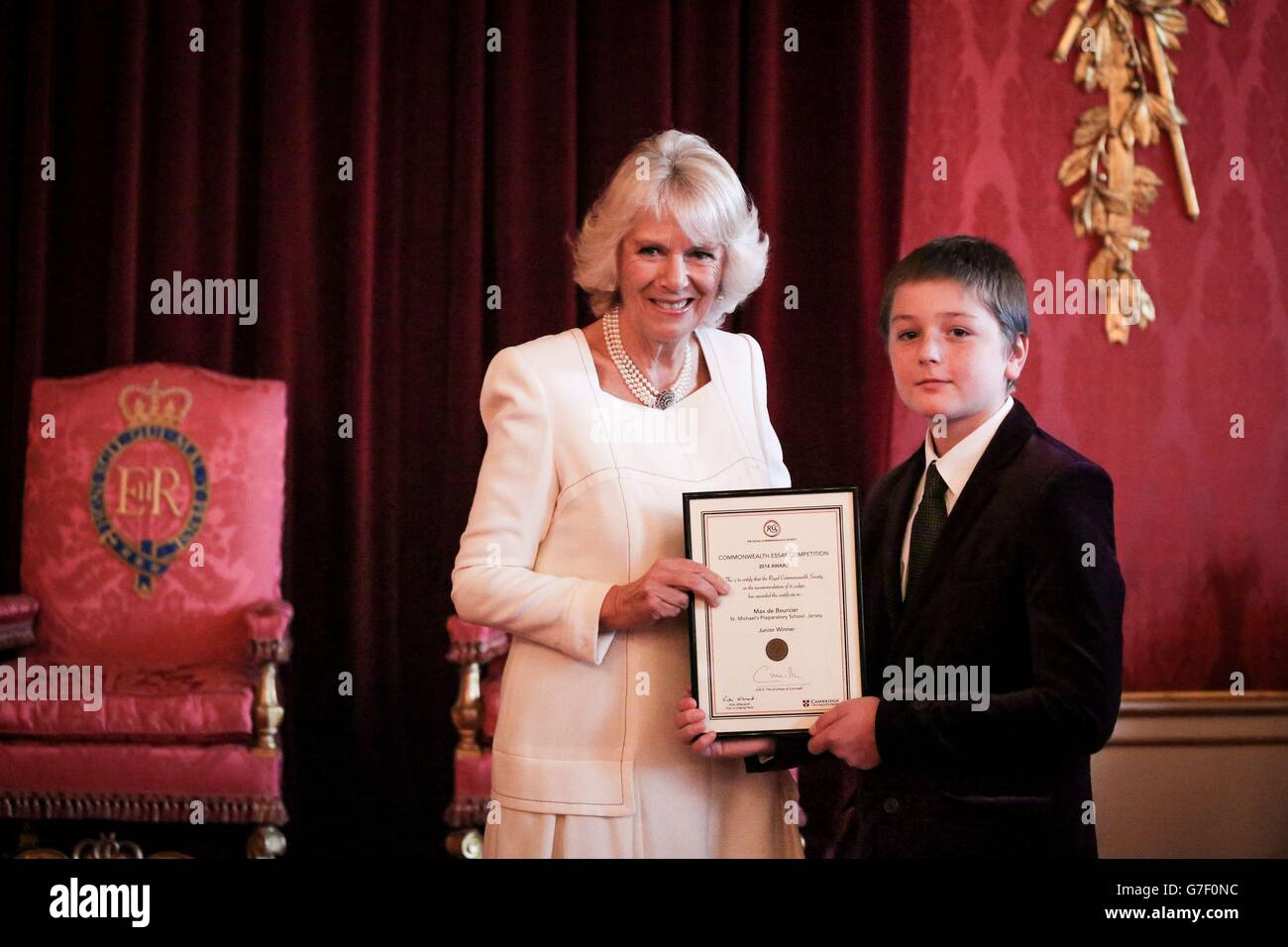 The Queen's Commonwealth Essay Competition 2015 Stock Photo - Alamy