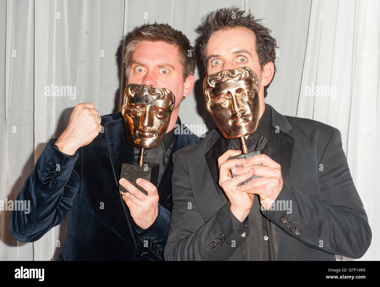 Winners of the Best Presenter award Richard McCourt (left) and Dominic ...