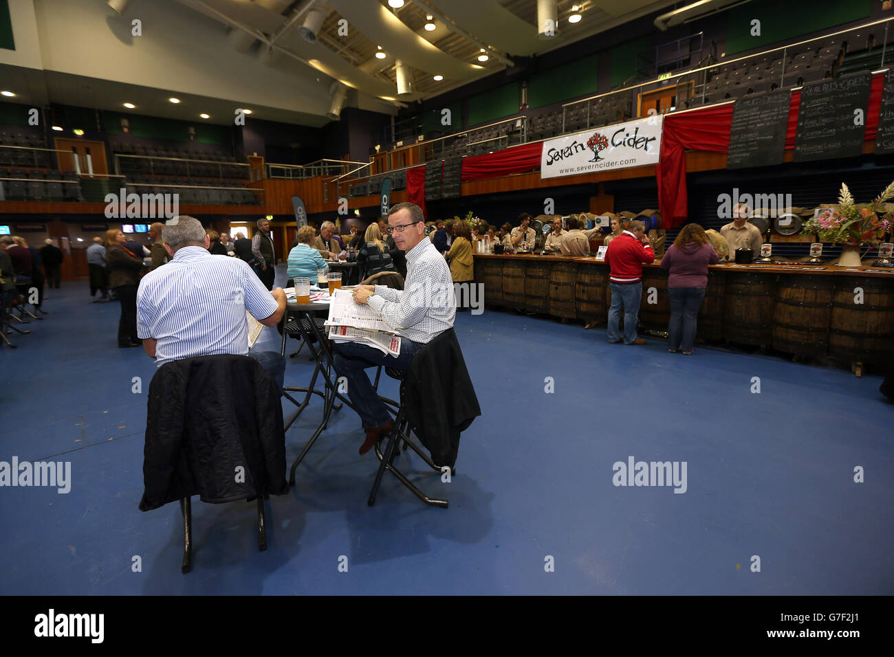 A general view of the Cotswold celebration zone in the Centaur at ...