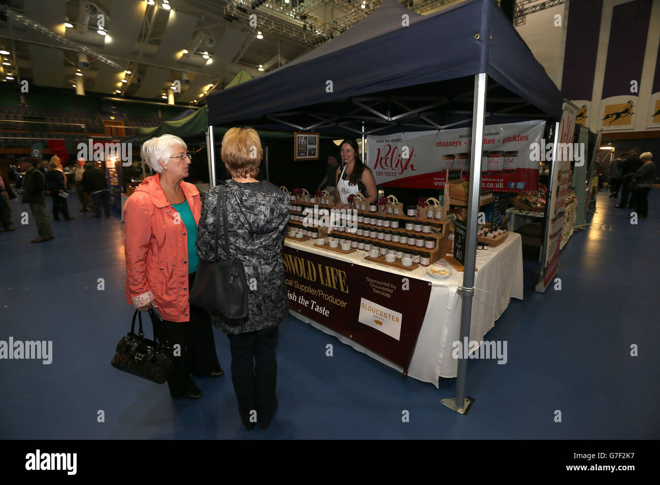 A general view of the Cotswold celebration zone in the Centaur at ...