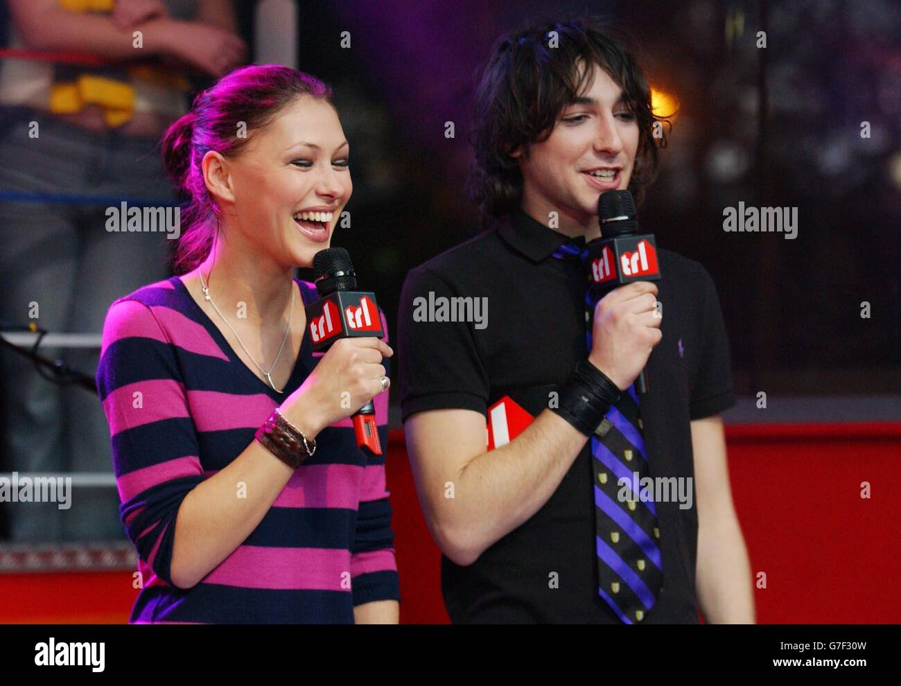 MTV TRL Presenters Stock Photo - Alamy