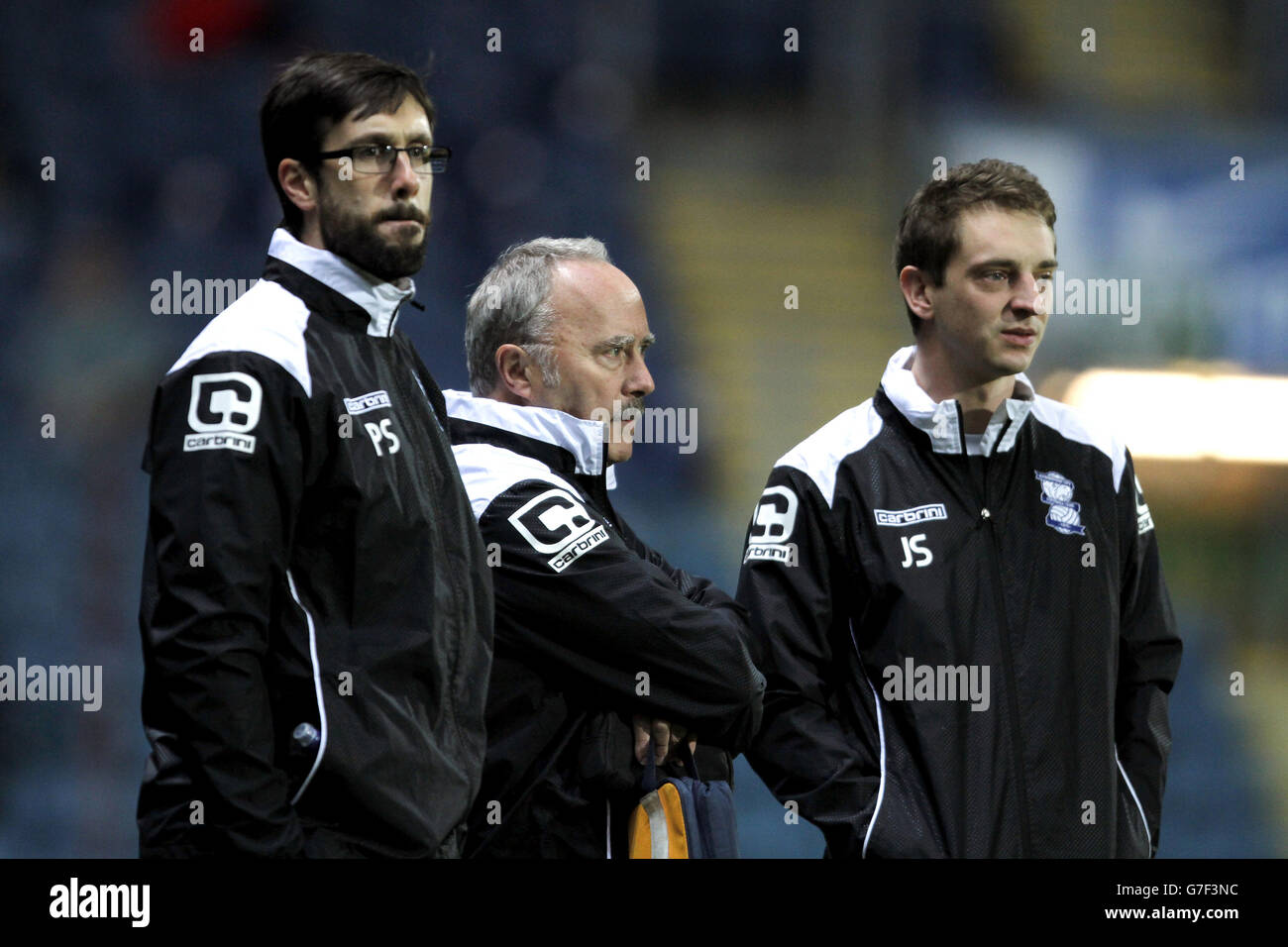 Left to right birmingham city physio pete shaw hi-res stock photography ...