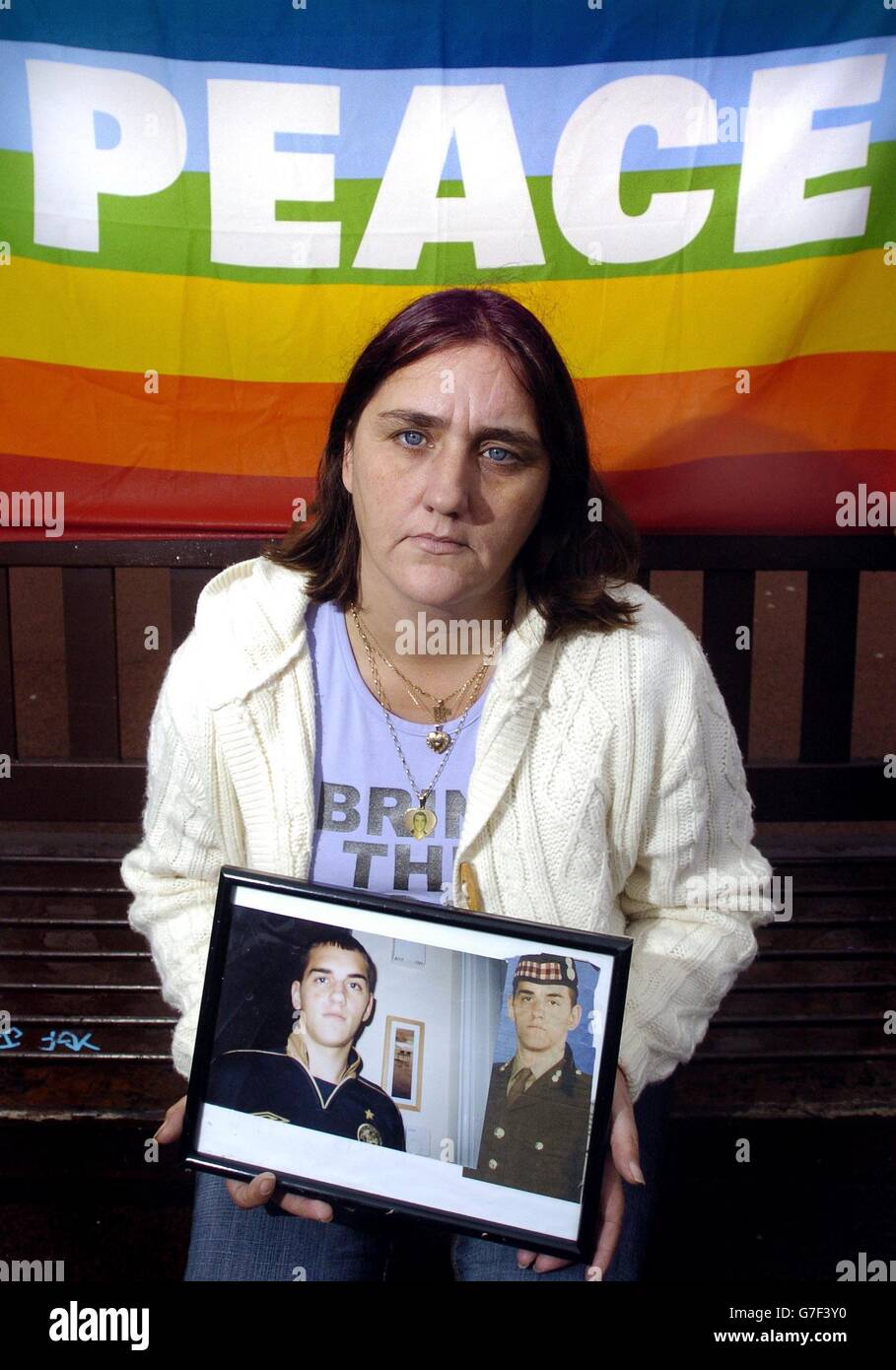 Rose Gentle War Protest Stock Photo - Alamy