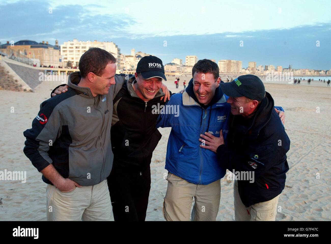 Vendee Globe round the world sailing Stock Photo - Alamy