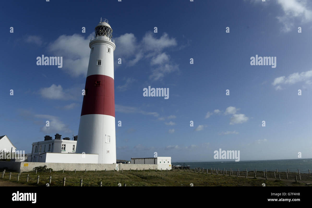 Travel Stock - Portland Bill Lighthouse. General view of Portland Bill ...