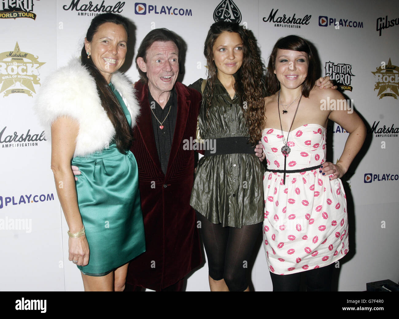 Jack Bruce and his family arriving at the Classic Rock Roll of Honour ...