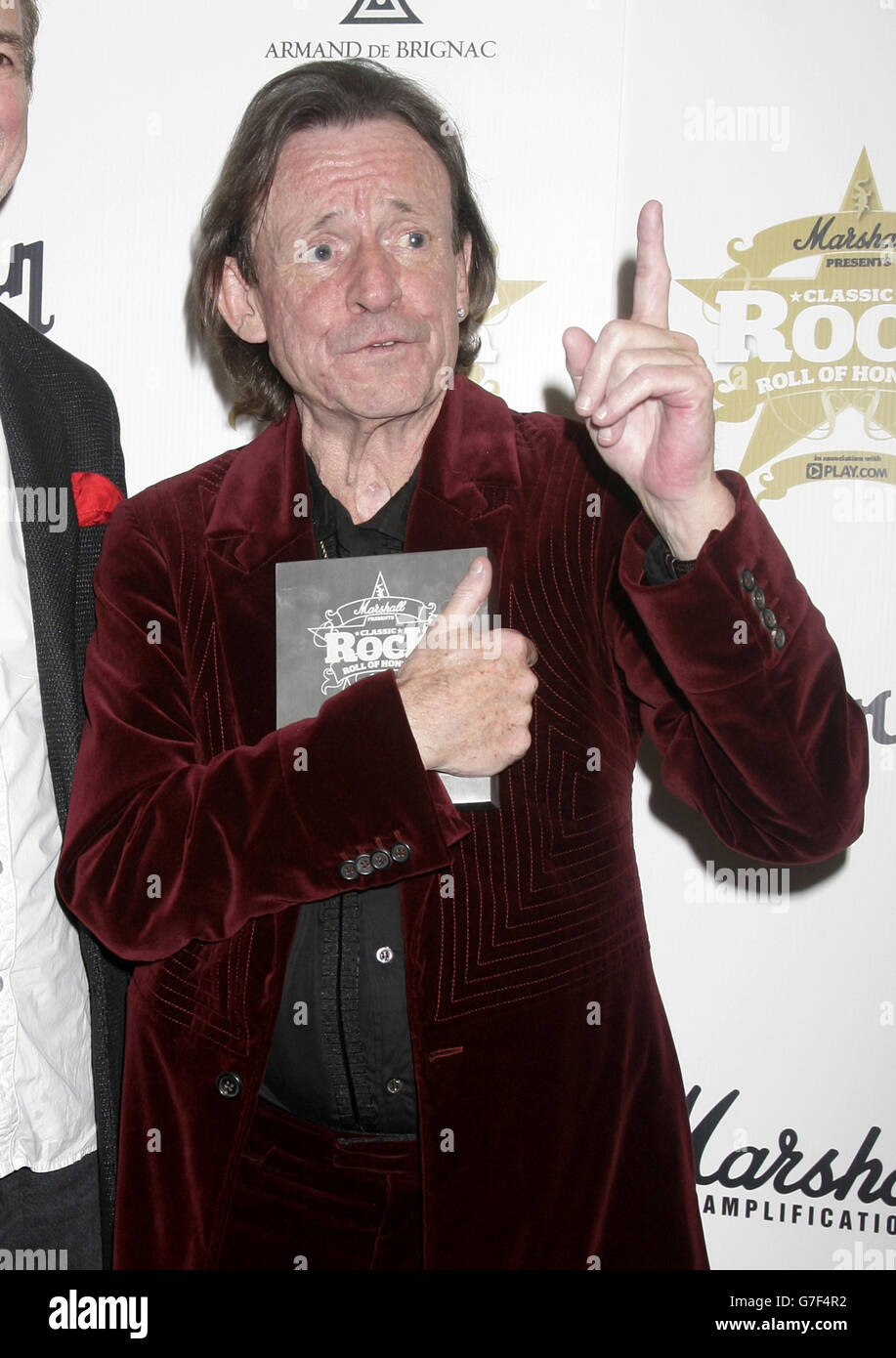 Jack Bruce and his family arriving at the Classic Rock Roll of Honour ...