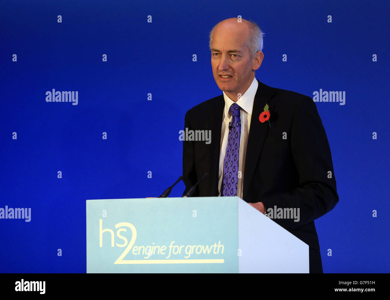 HS2 report launch Stock Photo - Alamy