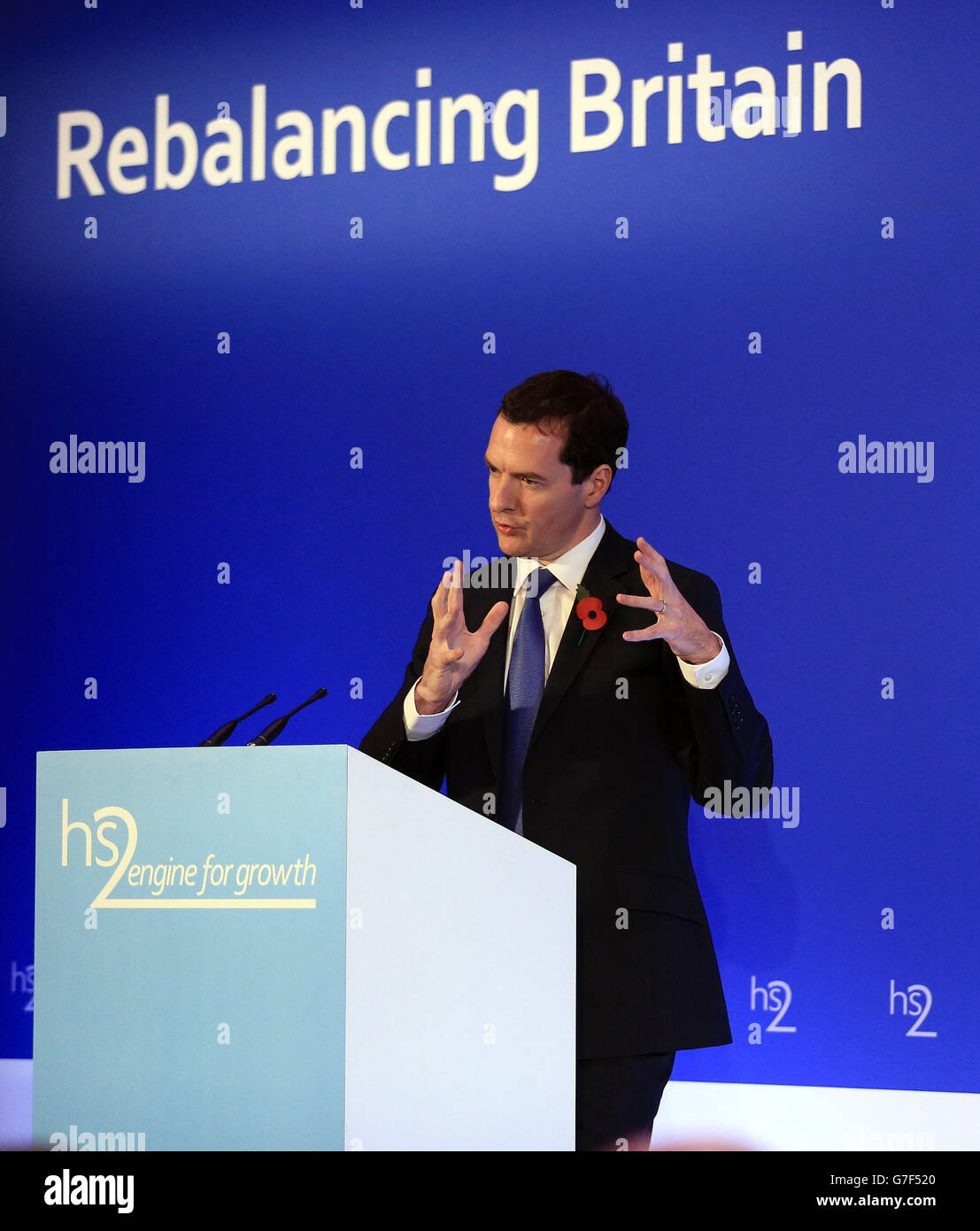 HS2 report launch Stock Photo - Alamy