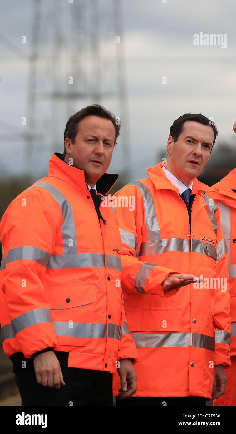 Chancellor George Osborne and Prime Minister David Cameron visit ...