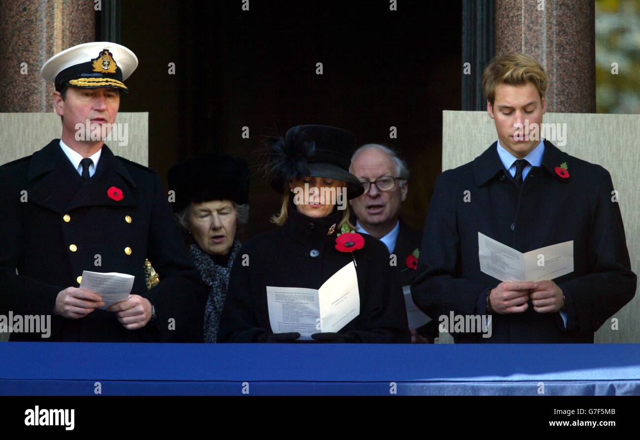 Royal family Remembrance Sunday Stock Photo - Alamy