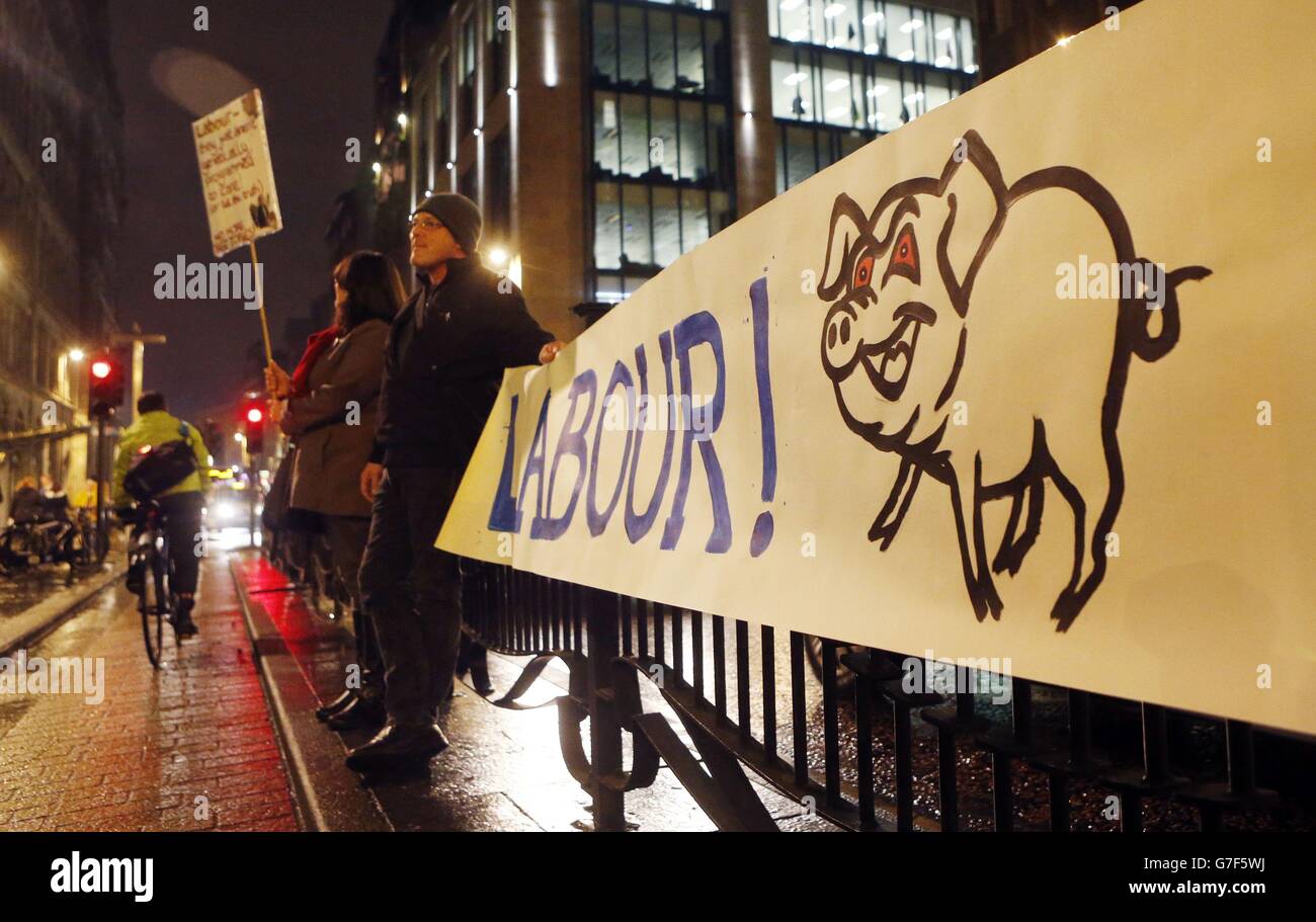 Labour gala dinner Stock Photo - Alamy