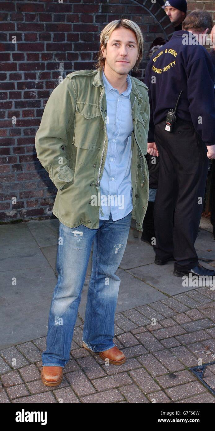 Singer Grant Nicholas from the band Feeder arrives at Air Studios in ...
