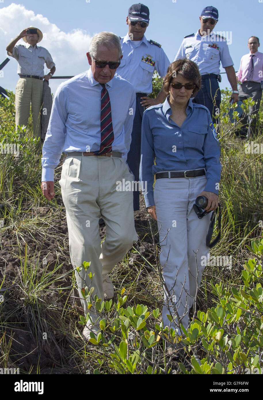 The Prince of Wales with Julia Miranda the London director of the ...