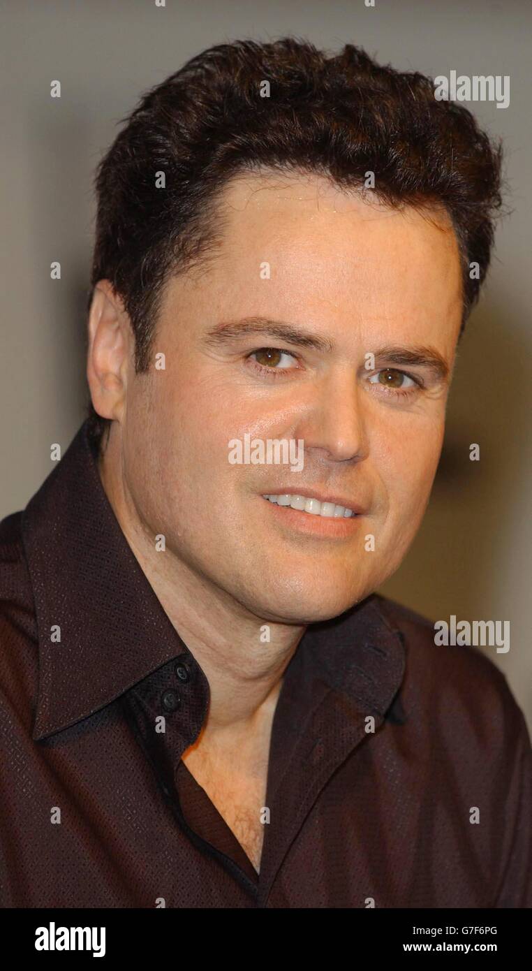American singer donny osmond in store gig signing hi-res stock ...
