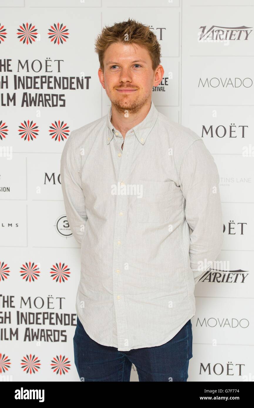 Nick rowland arriving at the moet british independent film nominations ...