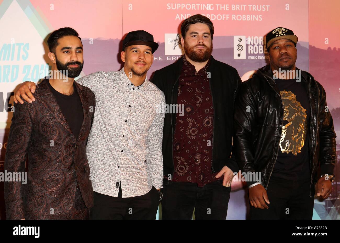 23rd Music Industry Trusts Award - London. Rudimental arriving for the ...