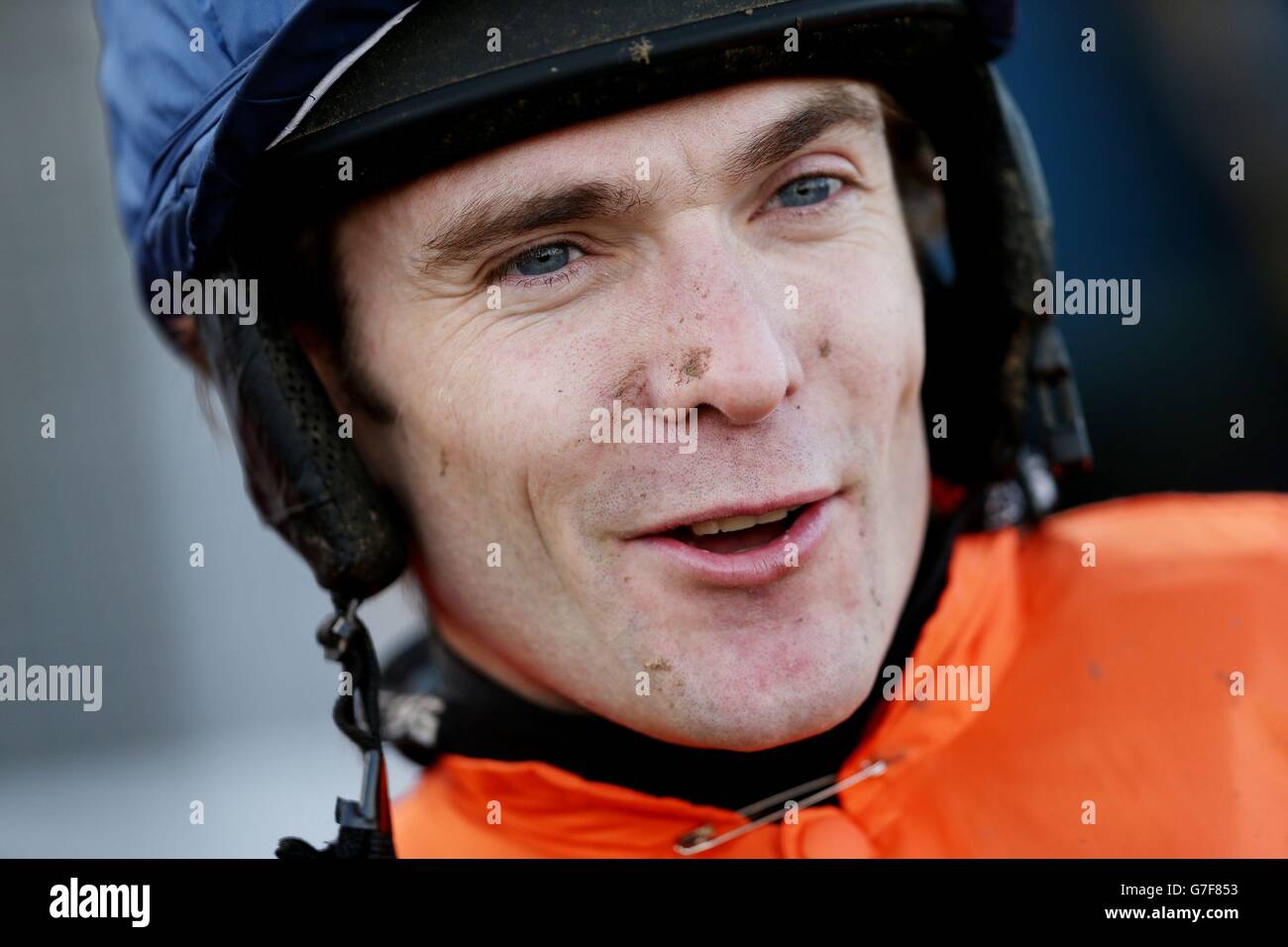 Jockey tom scudamore at chepstow racecourse hi-res stock photography ...