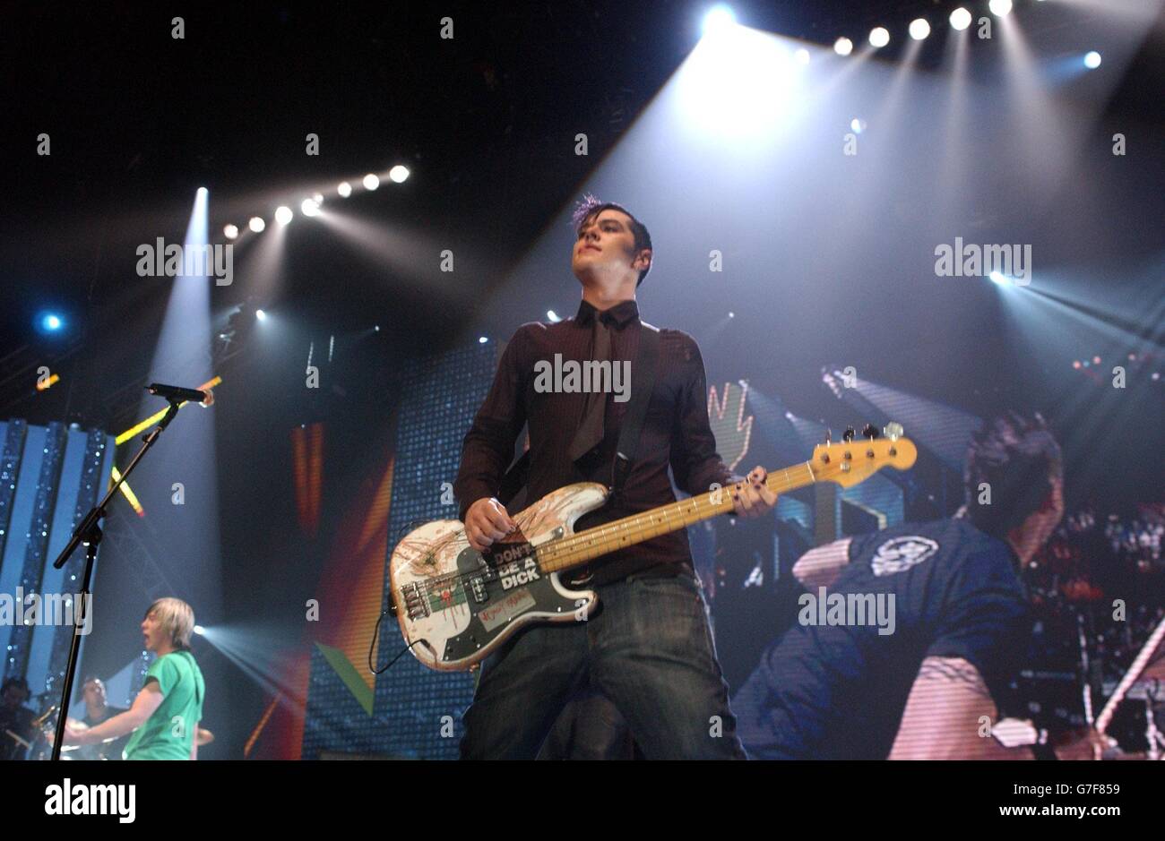 Busted - Smash Hits Poll Winners Party Stock Photo - Alamy