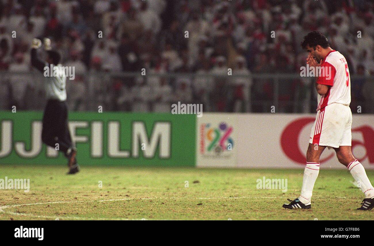 Soccer asia 96 final united arab emirates v saudi arabia hi-res stock ...