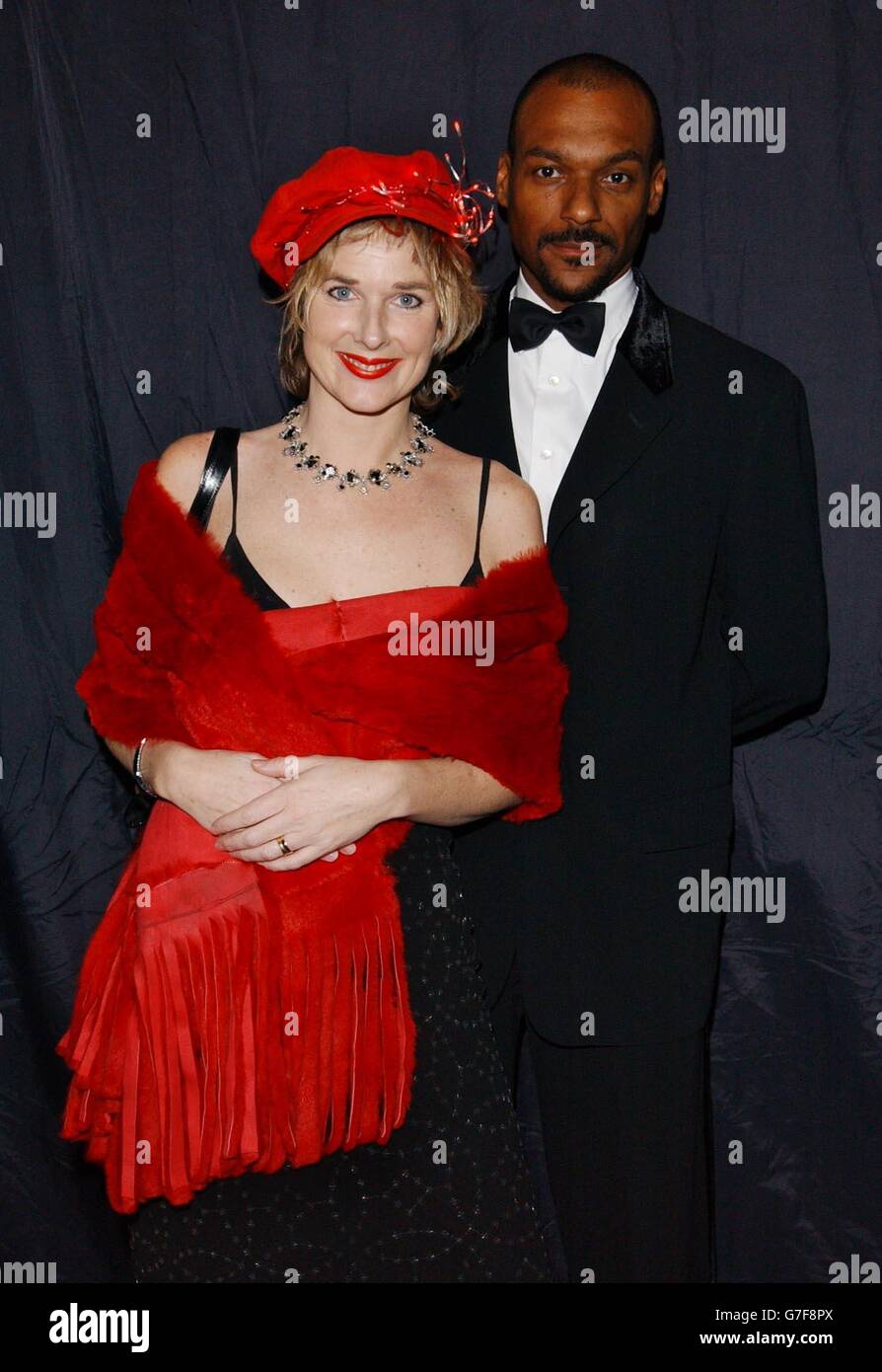 Actor Colin Salmon and his wife Fiona Hawthorne arrive for the Hats Off ...