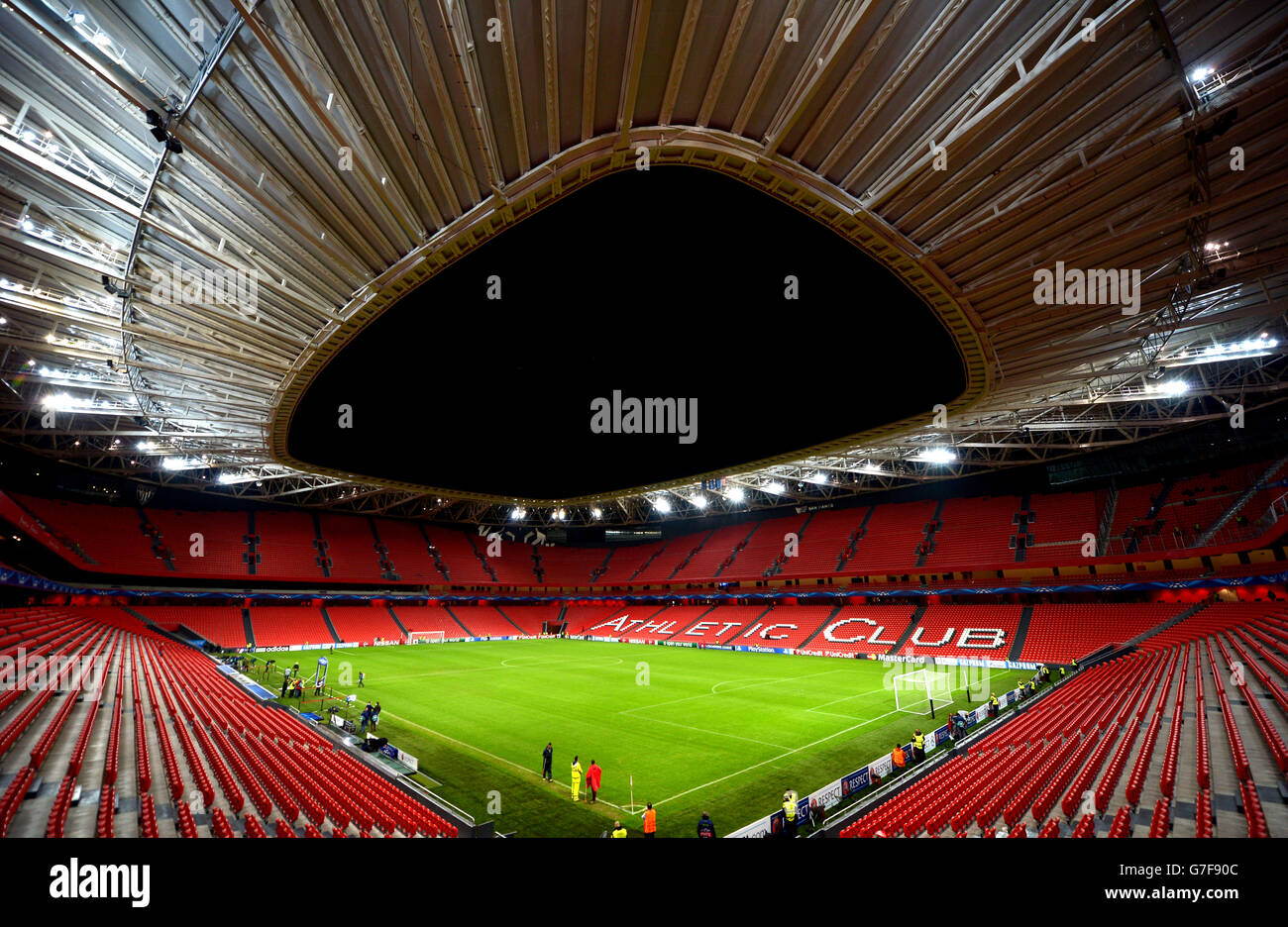 A general view of the estadio de san mames hi-res stock photography and ...