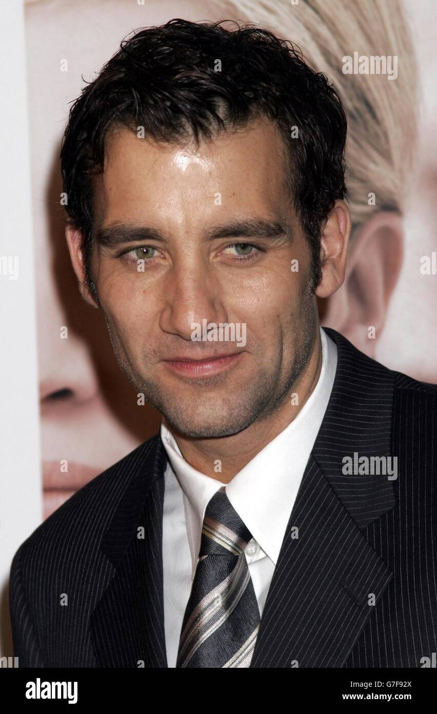 Actor Clive Owen arrives for the premiere of their new film 'Closer' at ...