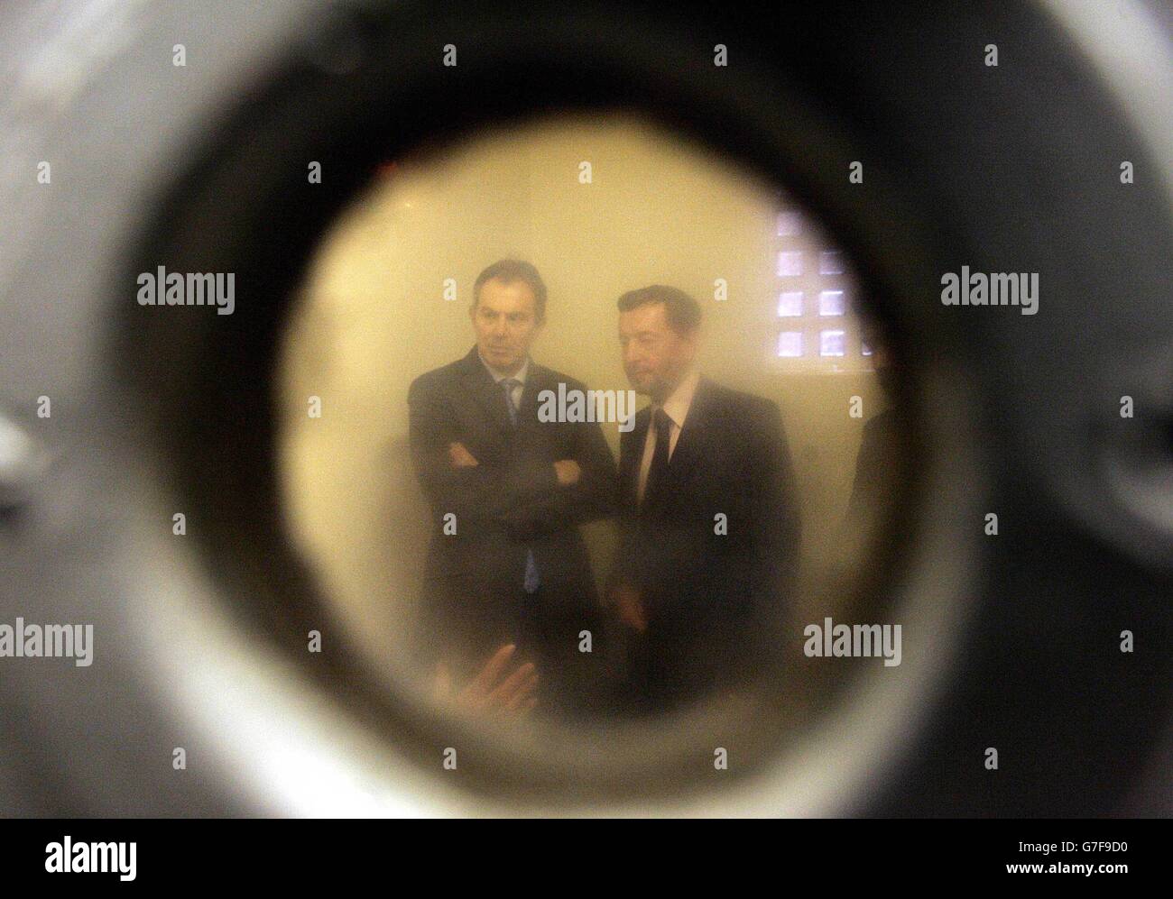 Tony Blair - Slough Police Station Stock Photo - Alamy