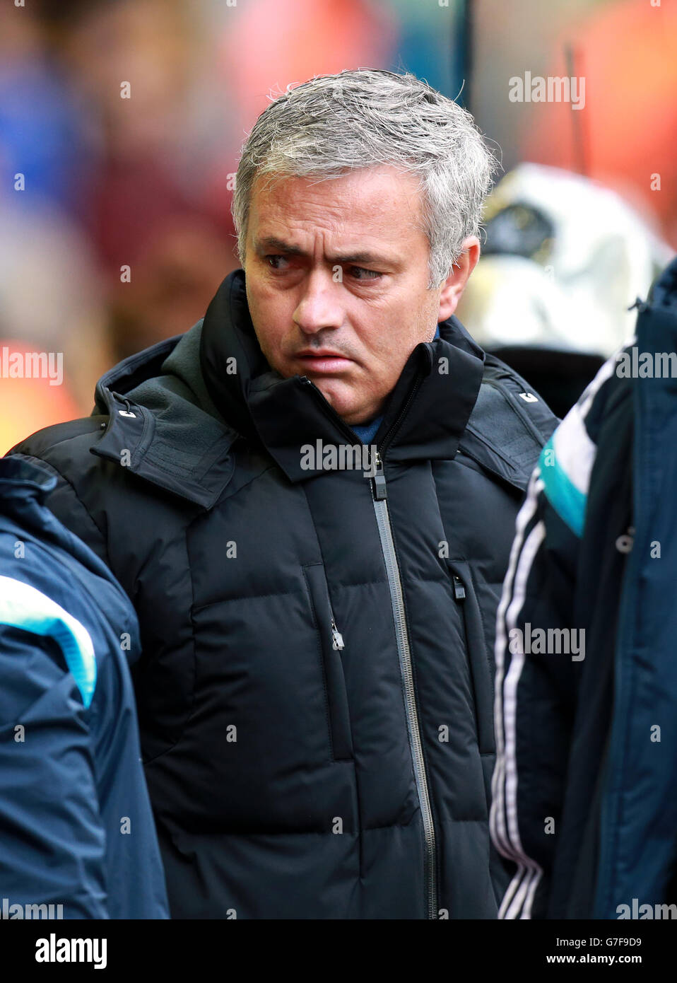 Chelsea manager Jose Mourinho during the Barclays Premier League match ...