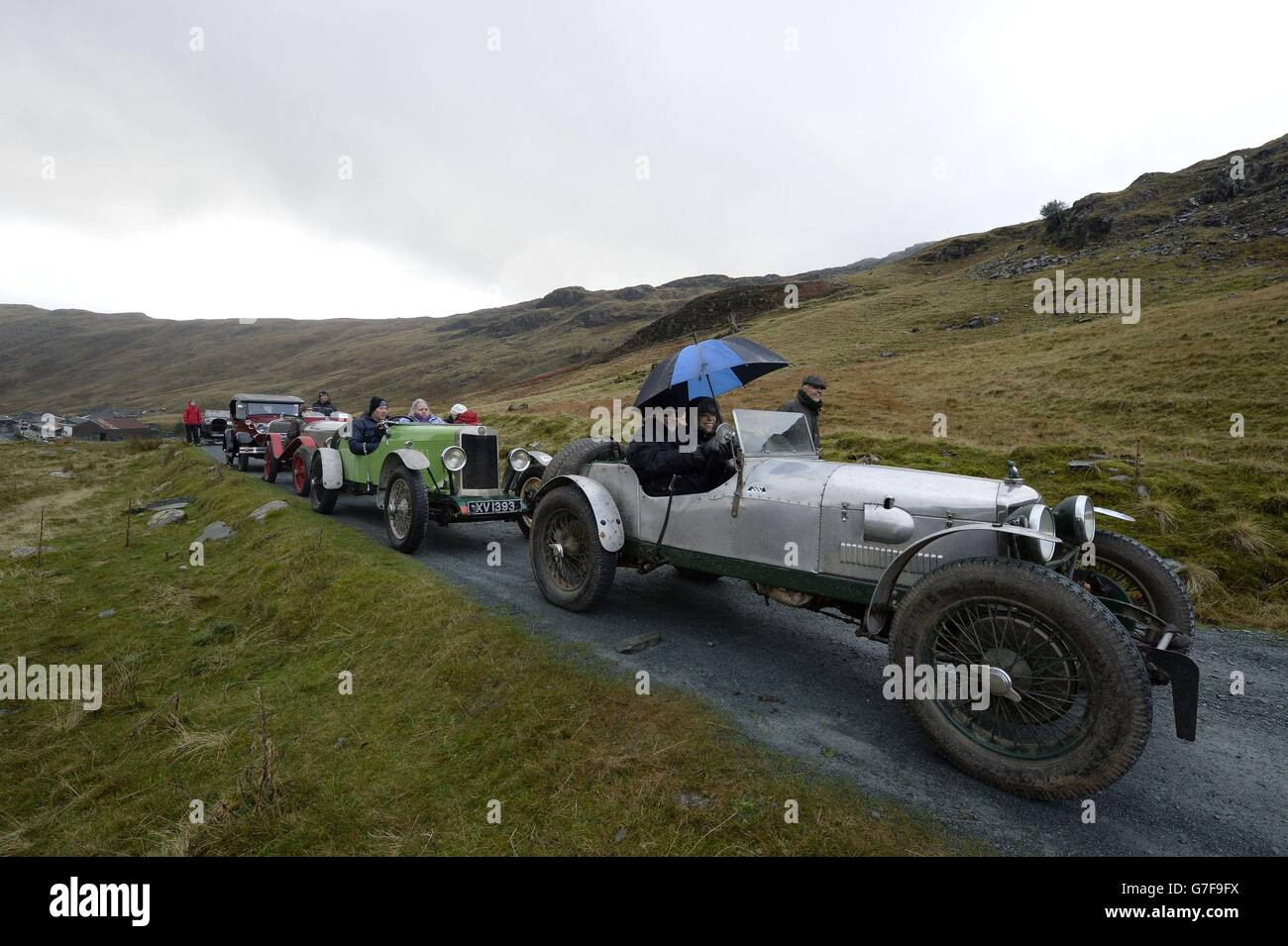 Vintage Car Rally Stock Photo - Alamy