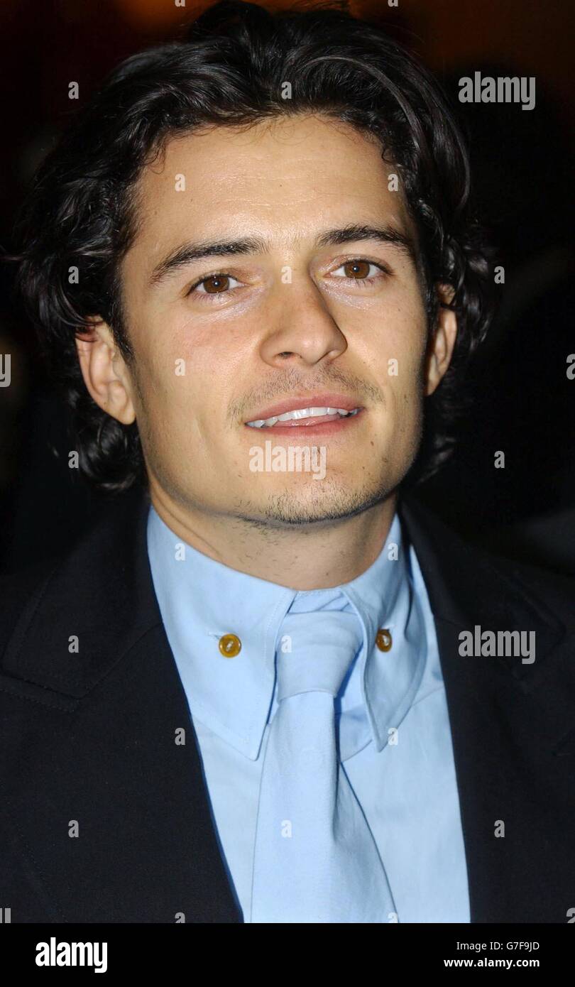 Actor orlando bloom arrives european premiere beyond sea hi-res stock ...