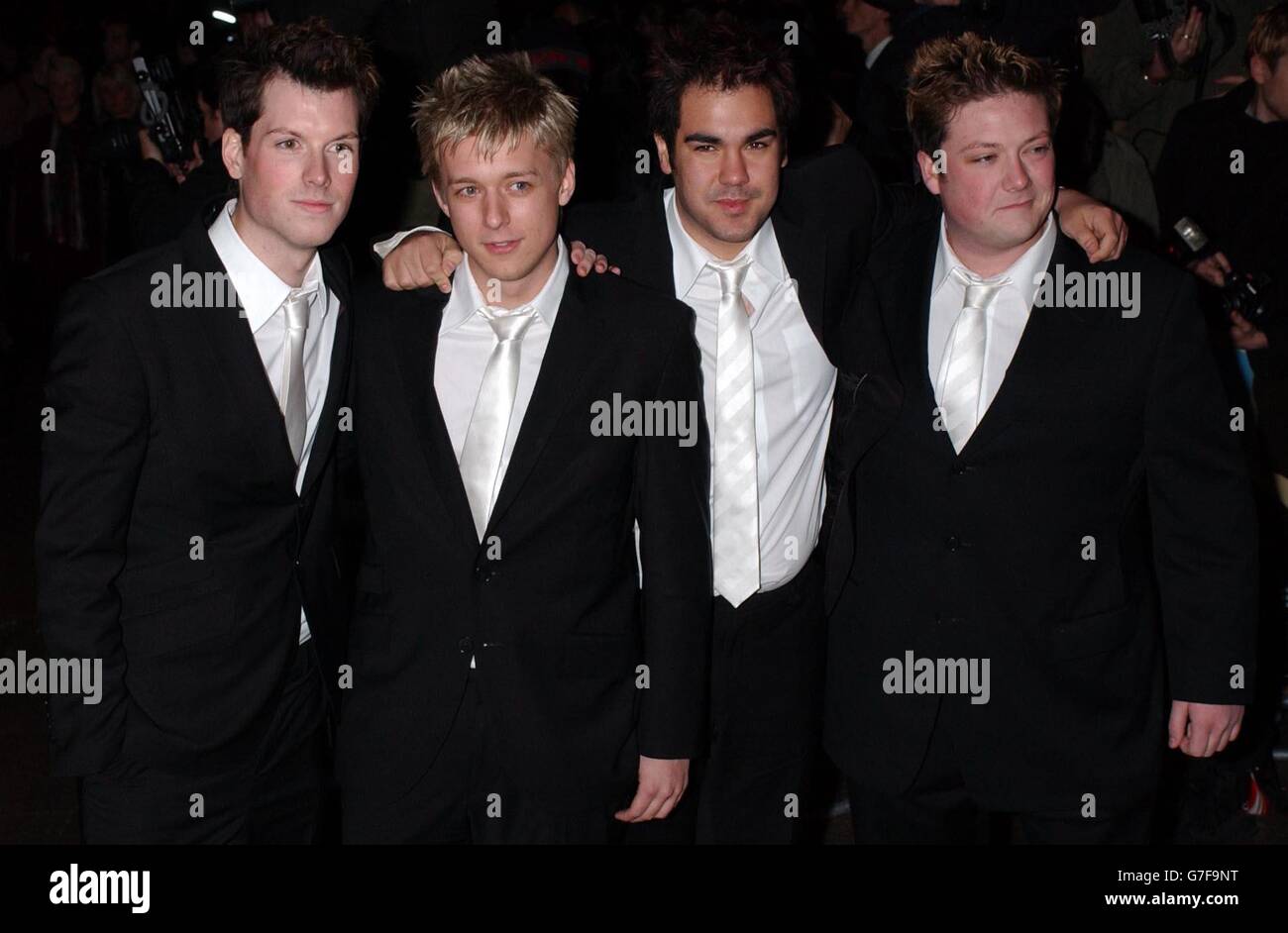 X Factor finalists G4 arrive for the European premiere of Beyond The ...