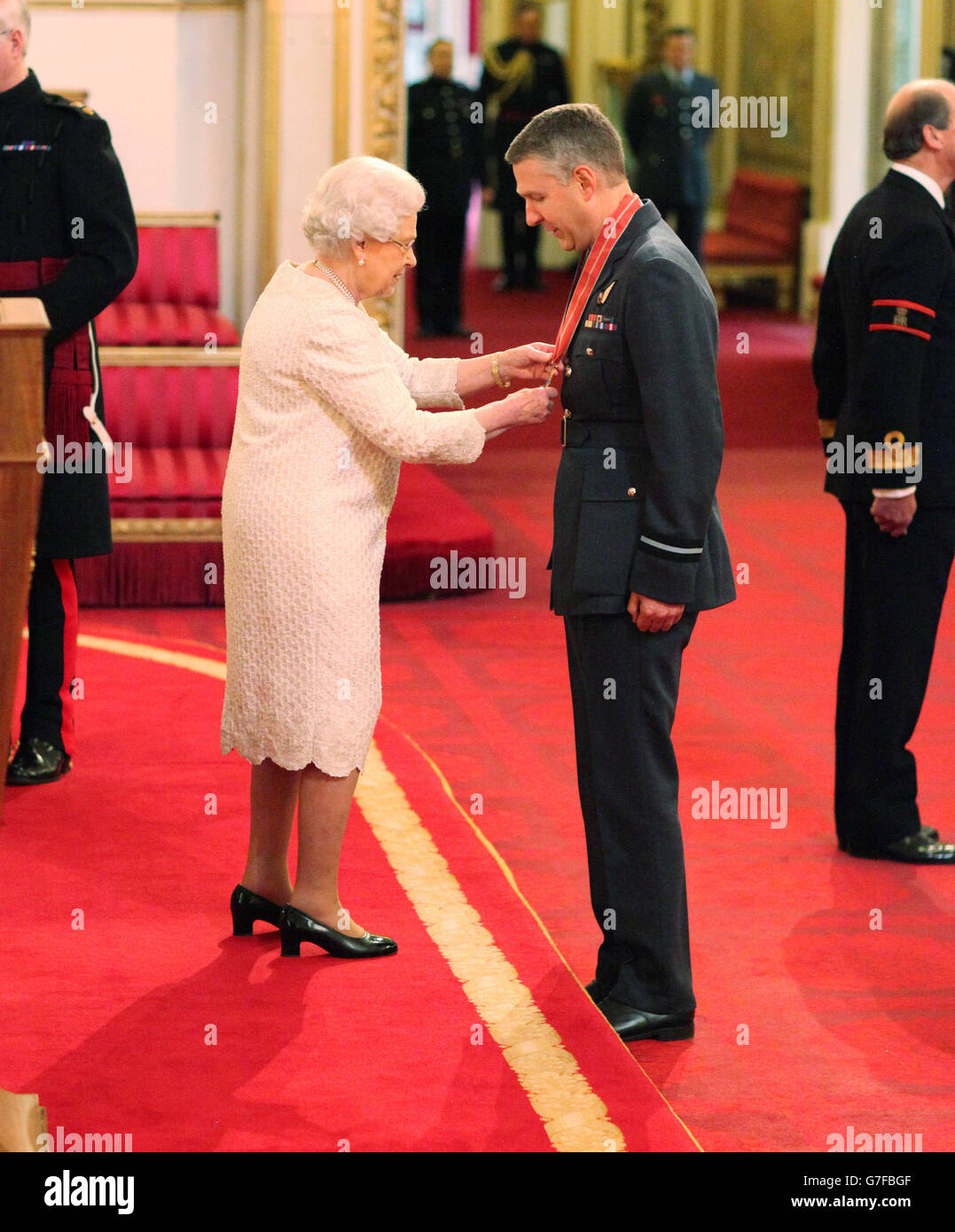 Air Commodore Christopher Brazier, Royal Air Force, is made a Commander ...