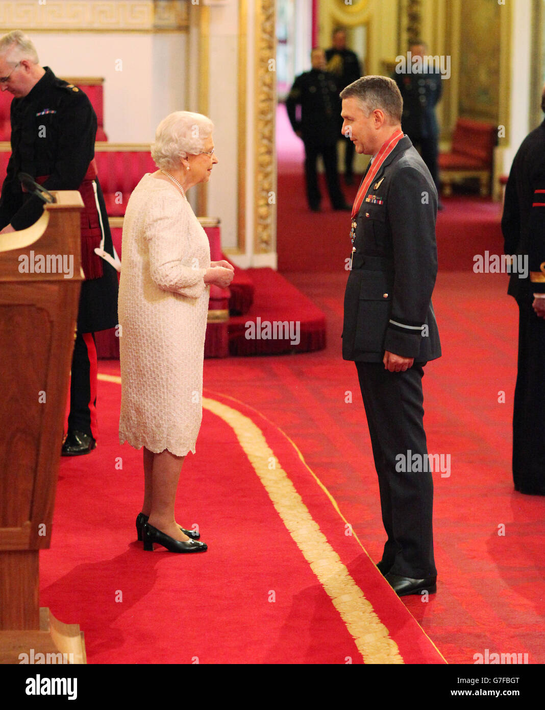Air Commodore Christopher Brazier, Royal Air Force, is made a Commander ...
