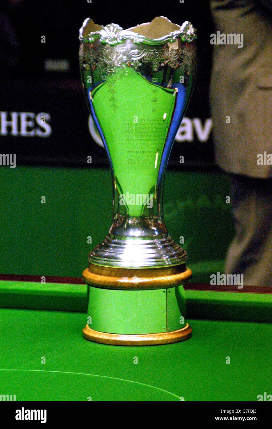2004 UK Snooker Championship. The UK Snooker Championship trophy during ...