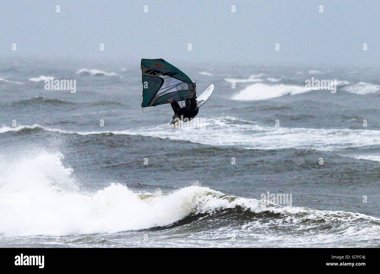 Windsurfer dave garvey from donabate hi-res stock photography and ...